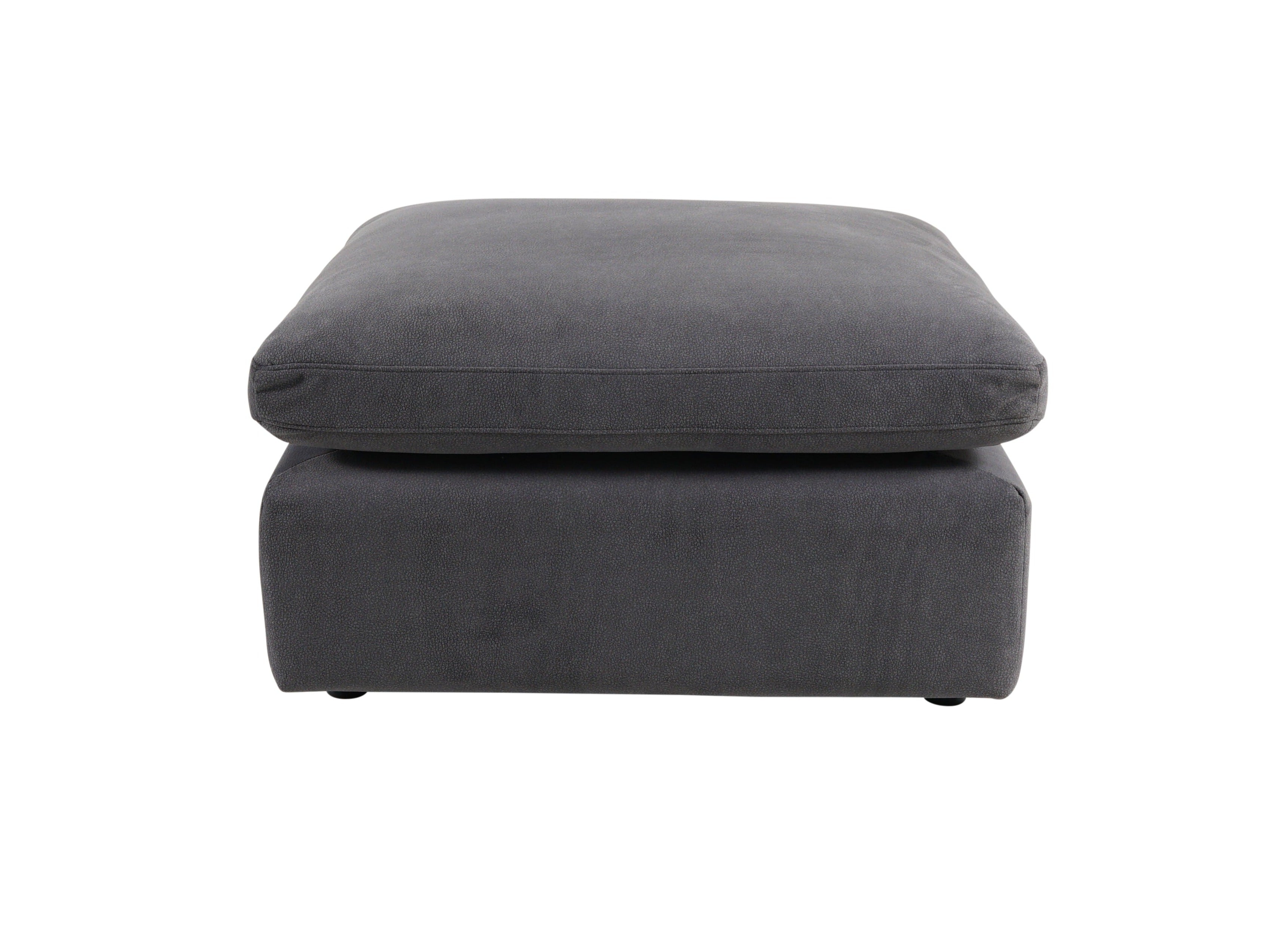 Andrea Footstool Charcoal Grey