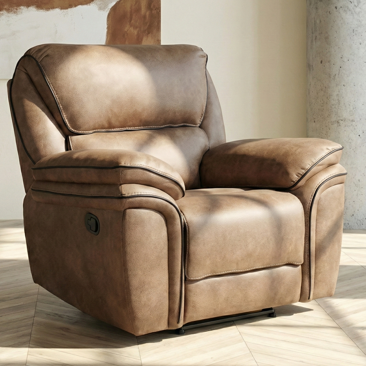 Monaco Recliner Armchair - Brown – Dante Furniture