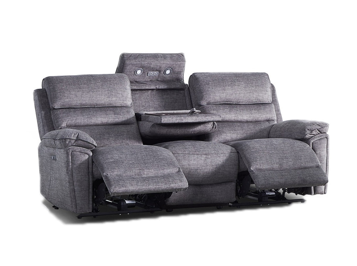 Lawson 3 Seater Power Recliner With USB | Dante Furniture
