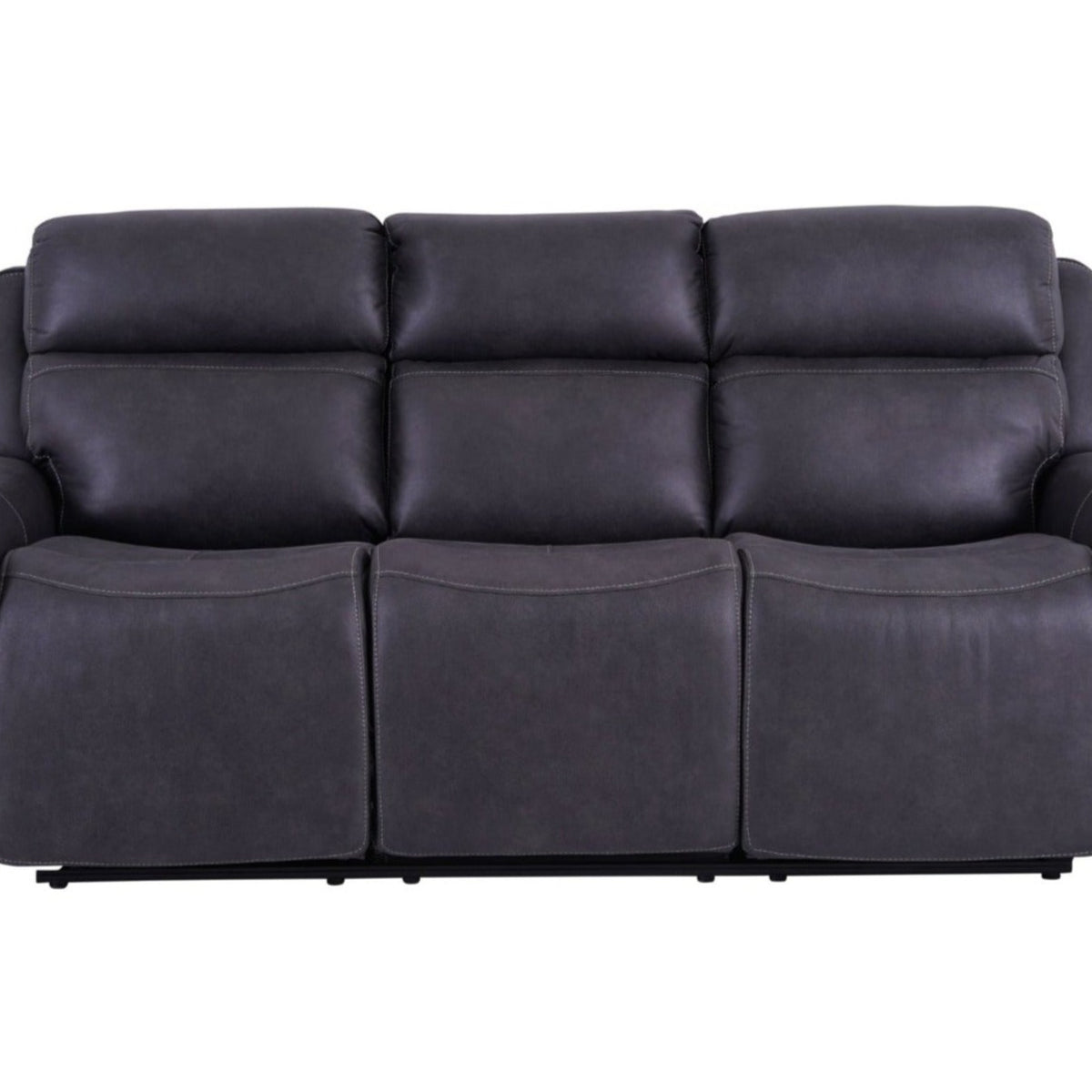 Eiger Grey 3 Seater Sofa Power Recliner – Dante Furniture