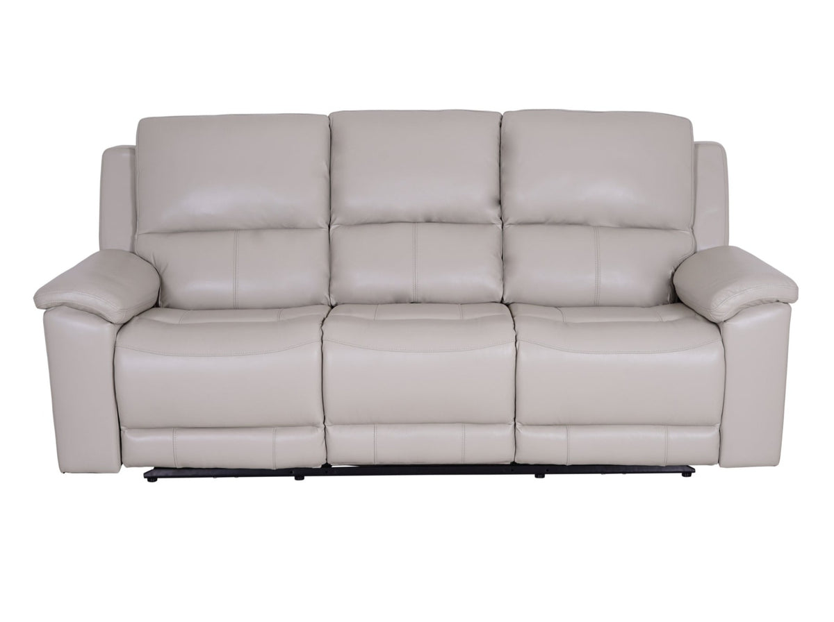 Valdez 3 Seater Power Recliner Cream | Dante Furniture
